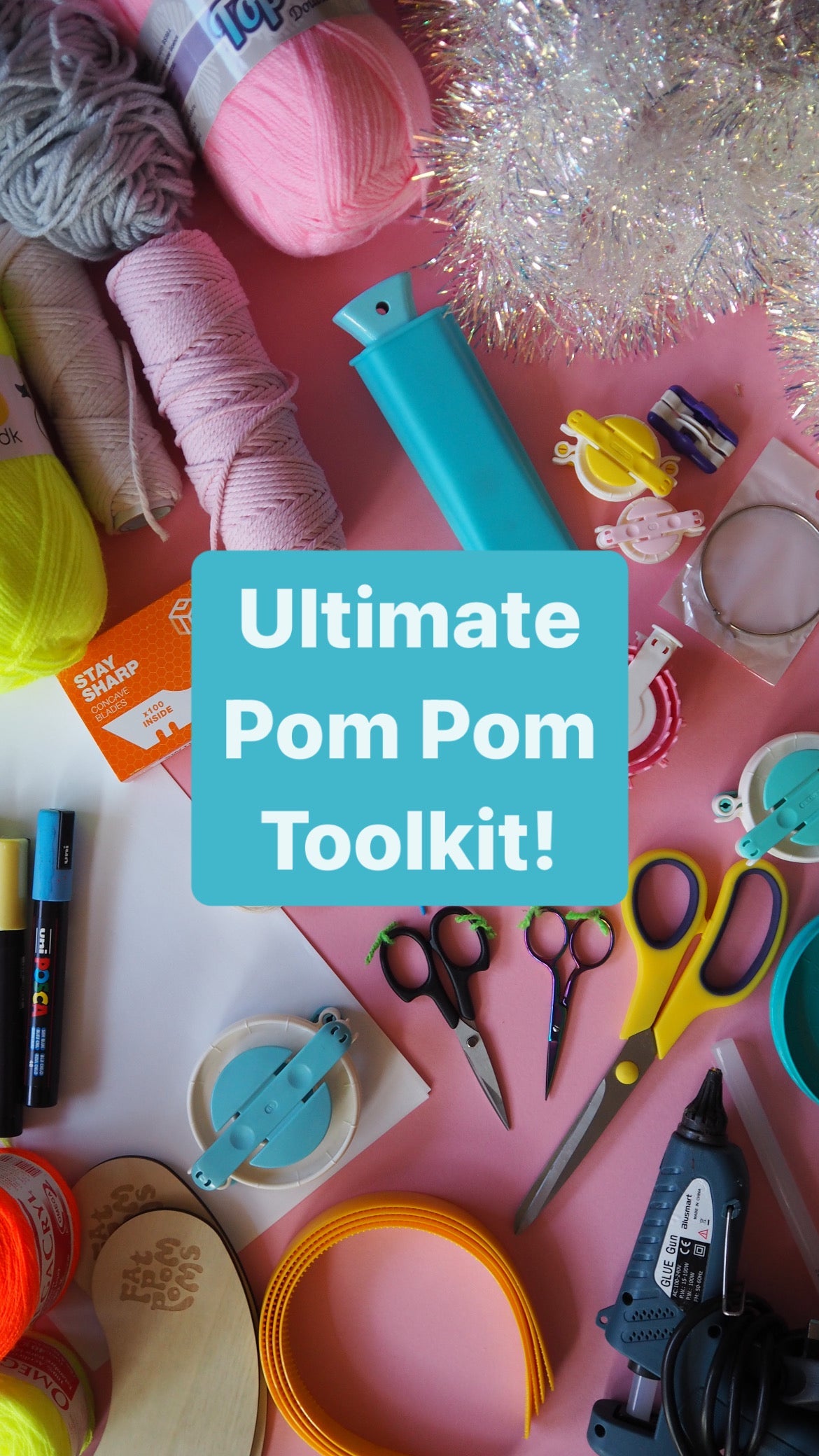 The Ultimate Pom Pom Making Toolkit – Fat Pom Poms