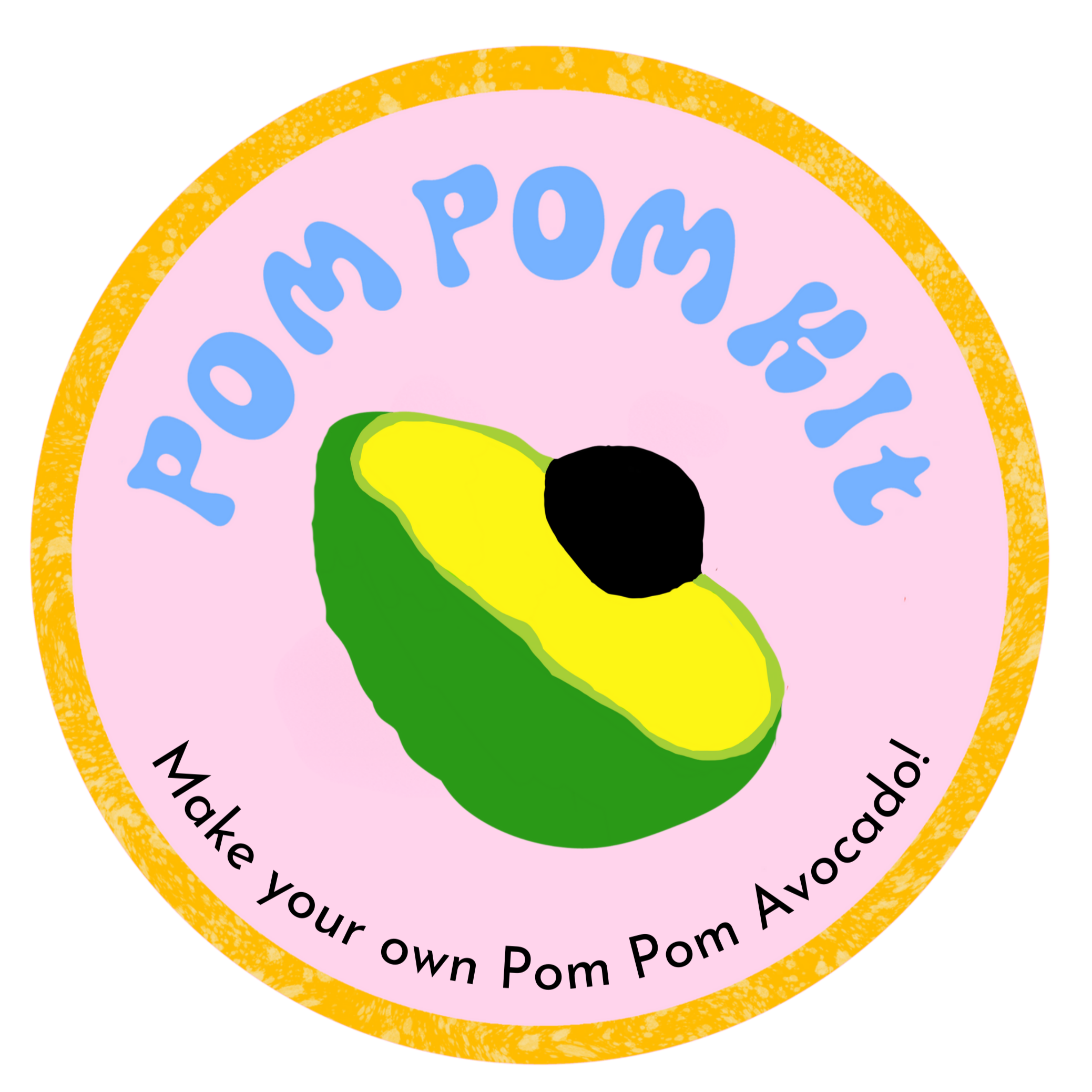 Avocado Christmas Bauble Pom Pom DIY Kit – Fat Pom Poms