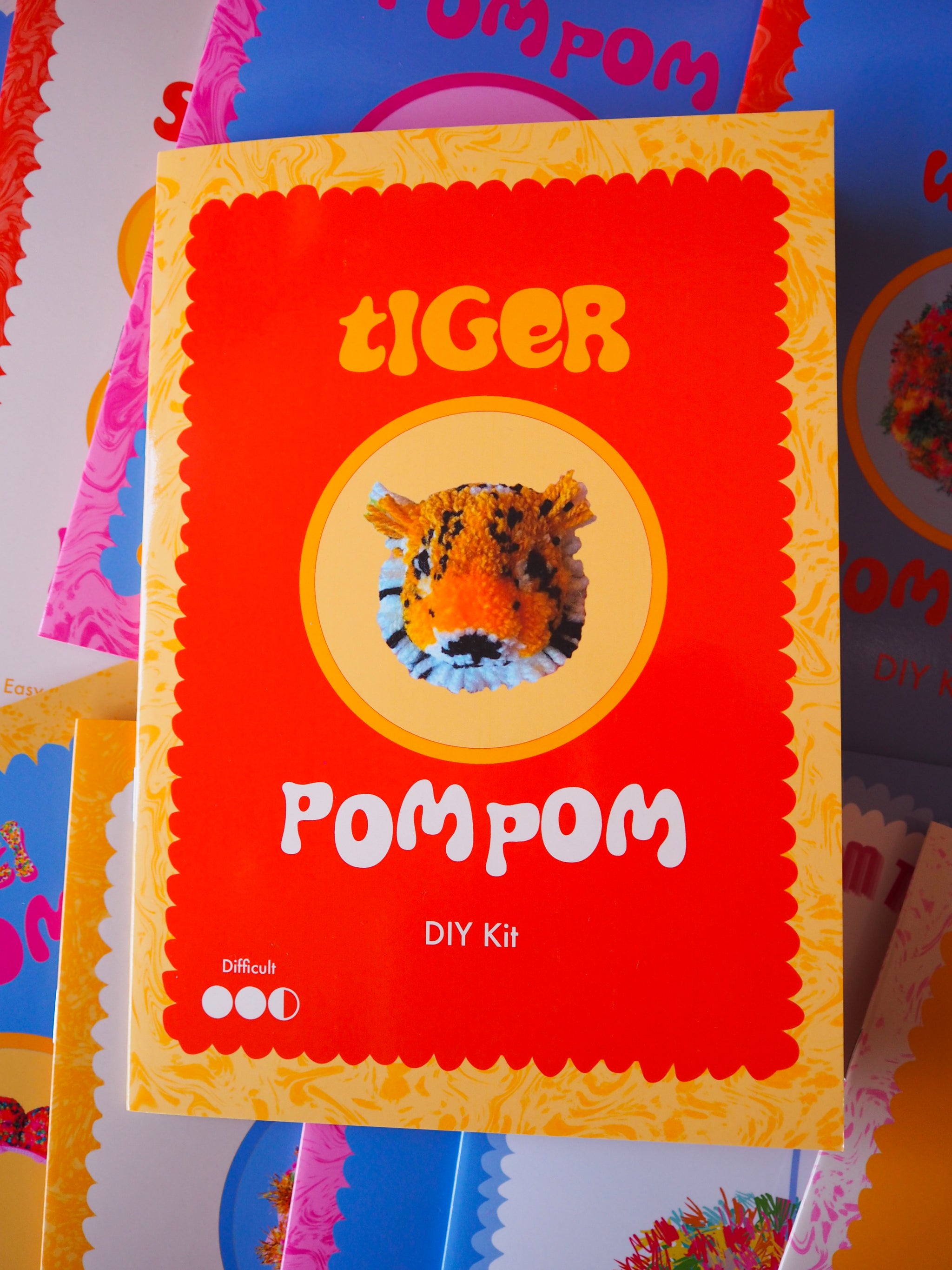 Tiger Pom Pom DIY Kit – Fat Pom Poms