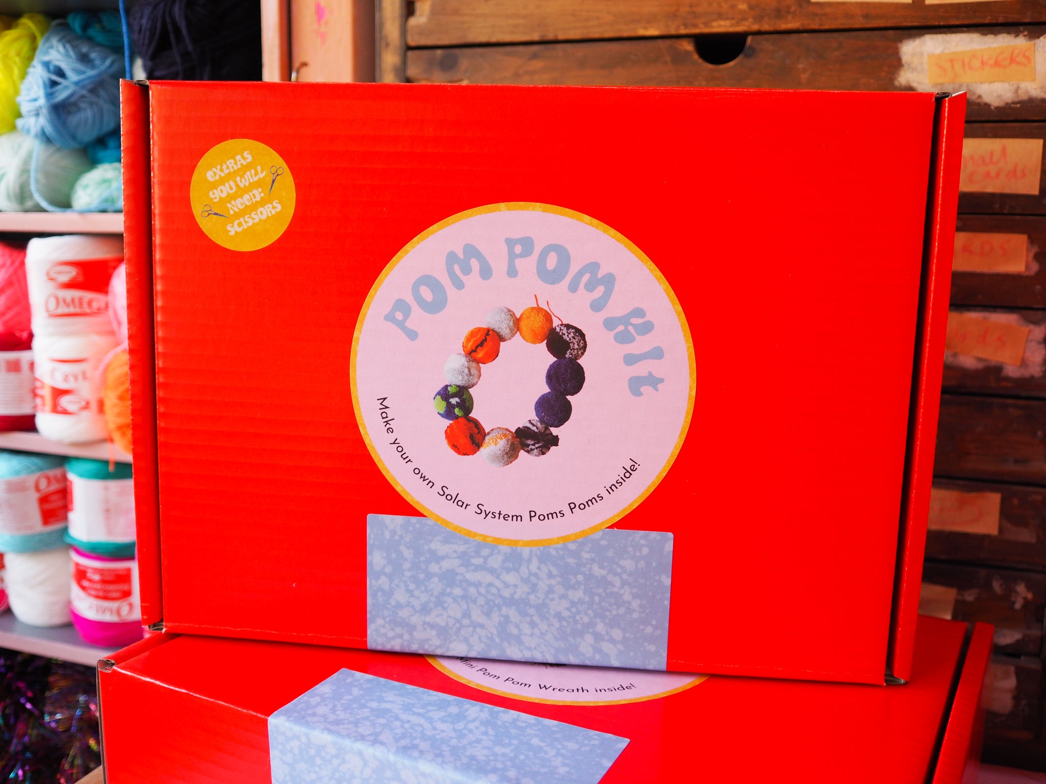 Solar System Pom Pom DIY Kit – Fat Pom Poms