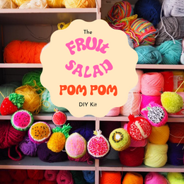 Fruit Salad Pom Pom DIY Kit - Makes 10 different fruits! – Fat Pom Poms