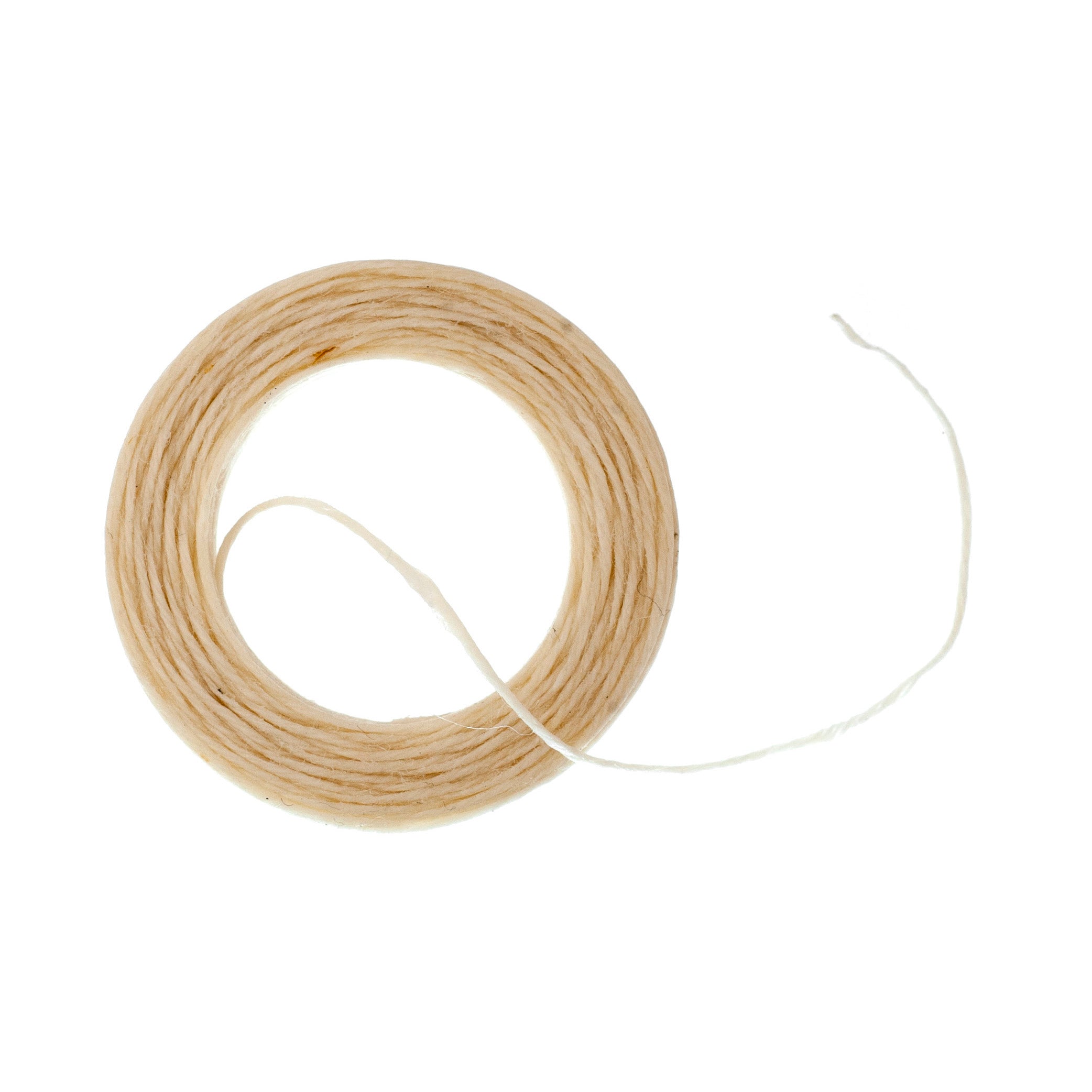 Waxed Thread - Natural – Fat Pom Poms